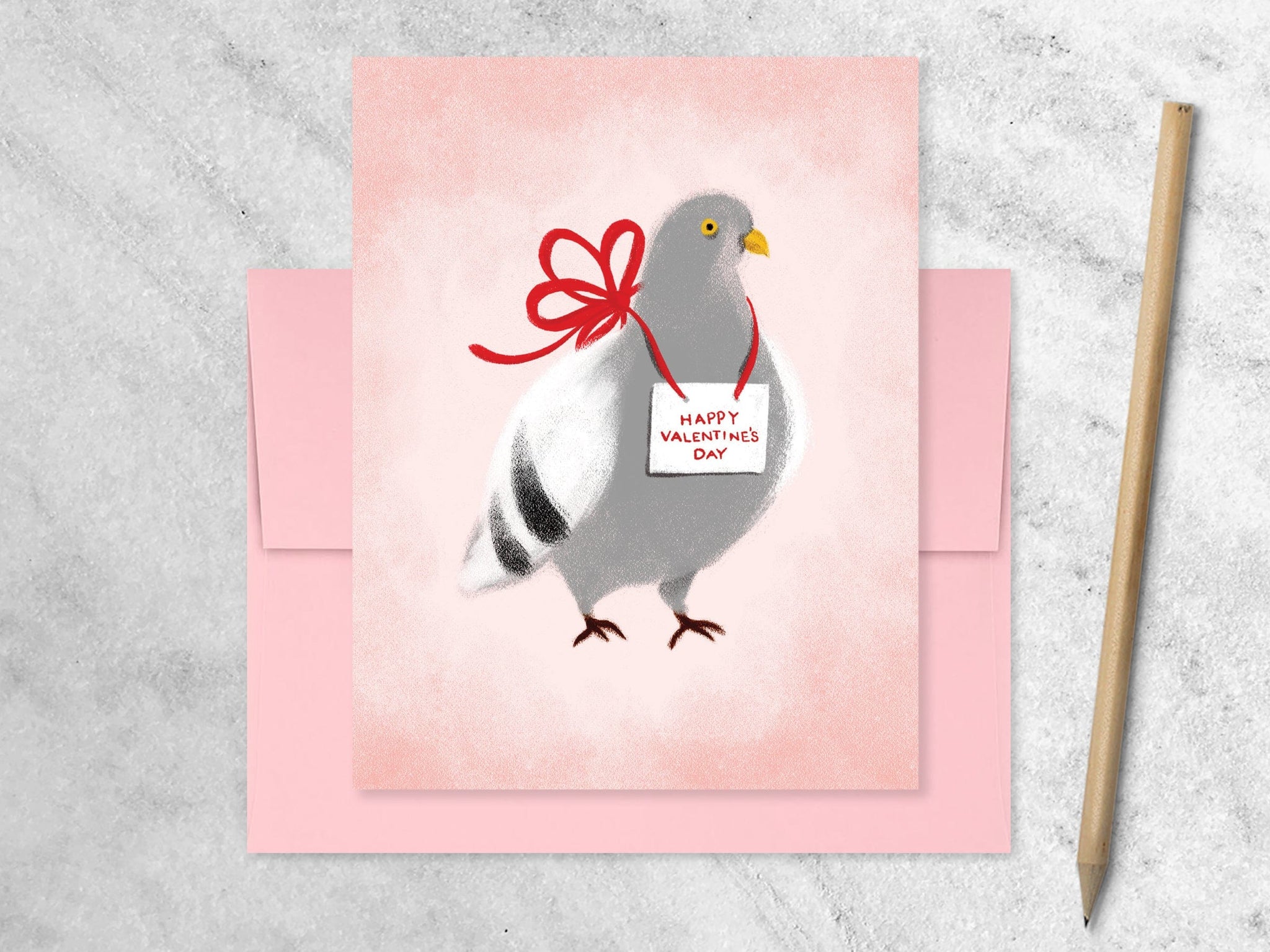 Messenger Pigeon Greeting Card